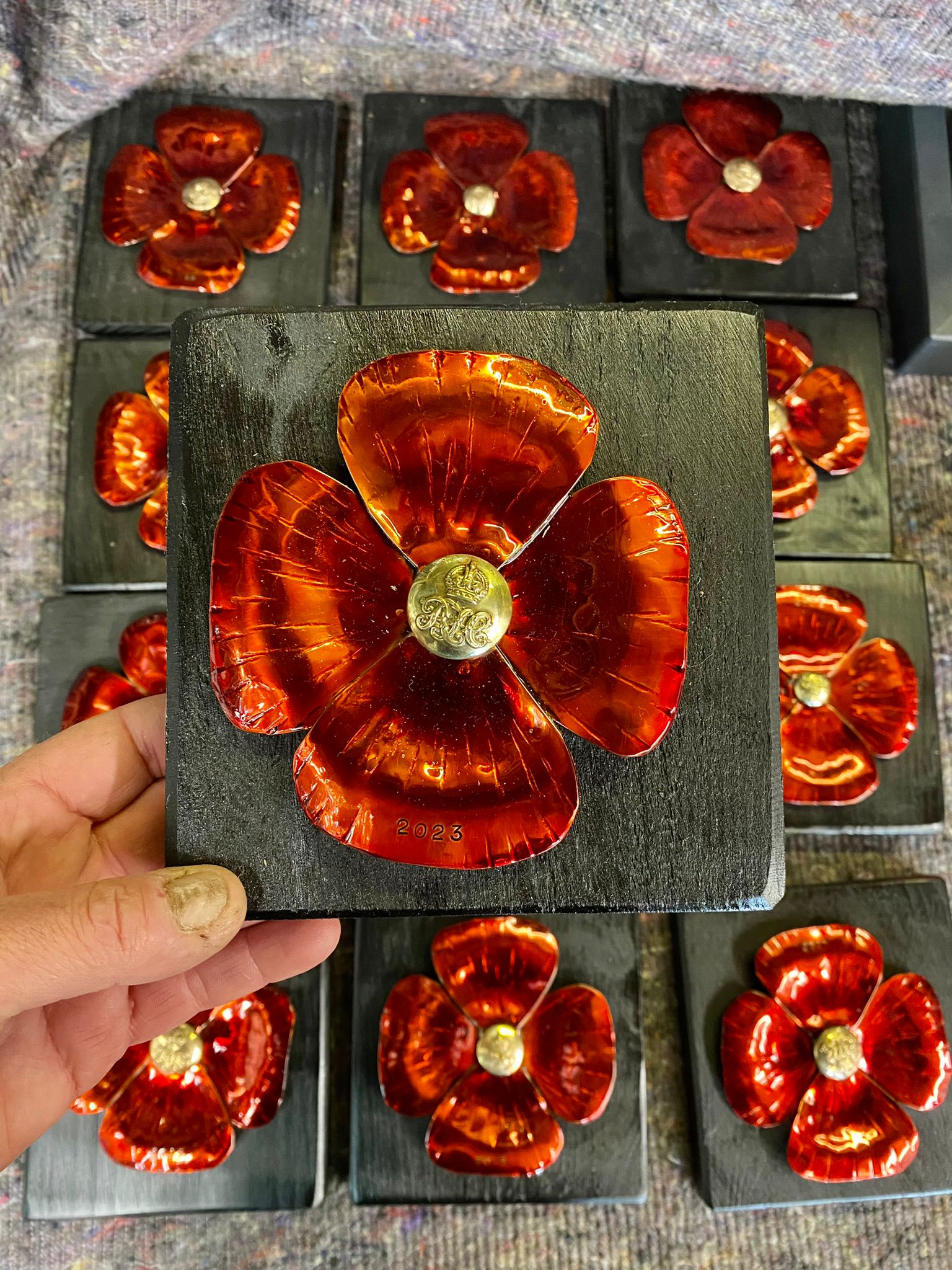 New Forest Poppy Hunt 2023 - Michael Turner Sculptor and Artist